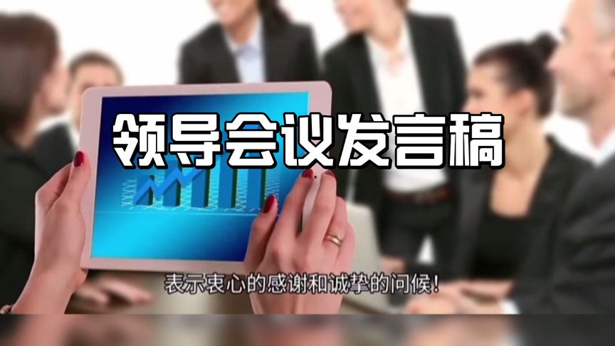 领导会议发言稿