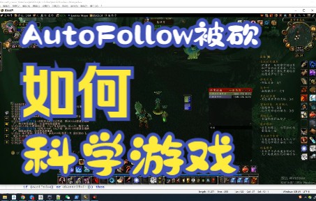 AutoFollow被砍,FollowUnit API被禁,使用Nicewow多开魔兽体验测试