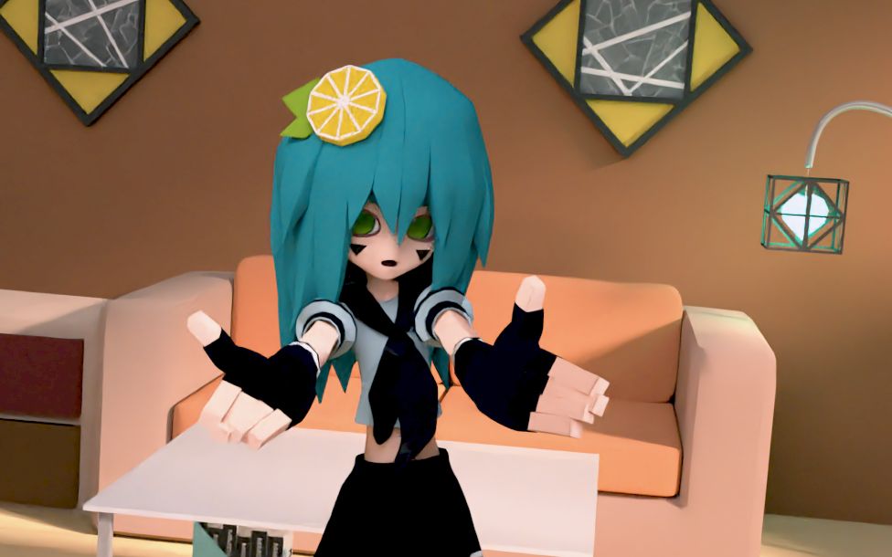【凹凸世界MMD】♡来安莉洁的小屋坐坐吧♡(oc渲染)彩虹节拍mmd...