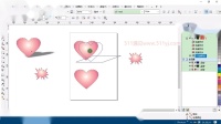 CorelDRAW滴管工具和颜料桶工具填充