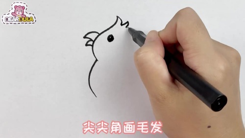 虎皮鹦鹉简笔画可爱怎么画,绘画可爱的鹦鹉简笔画