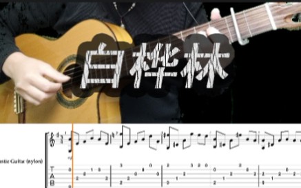 【古典吉他】《白桦林》-附动态谱