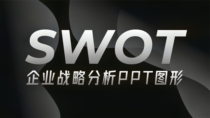 PPT制作SWOT图形,50页全动画