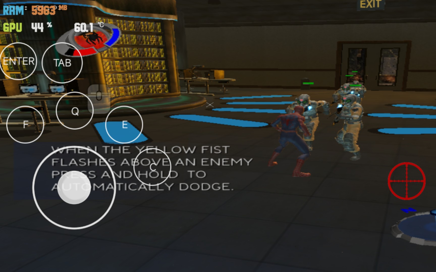 ExaGear2023版《蜘蛛侠3》运行测试过程