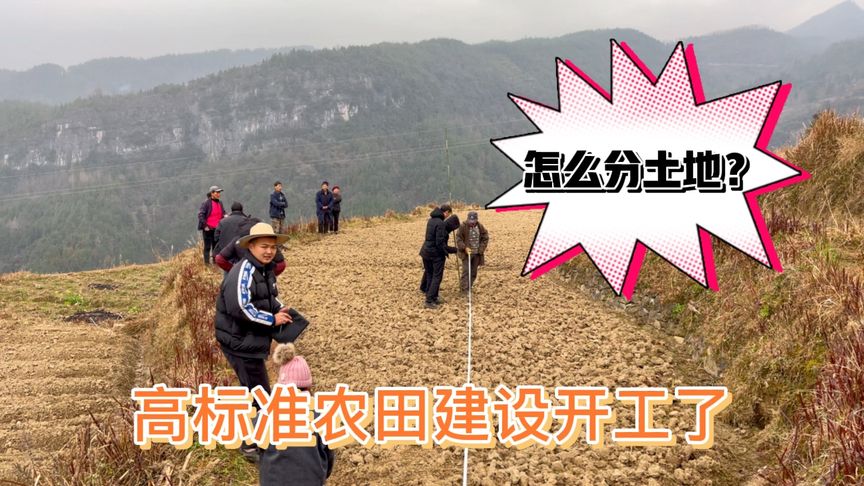 高标准农田建设开工了,土地分配成了大难题,看看这个方法可靠吗