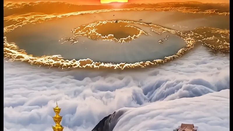 大自然的美景啊,是欣赏不完的。难得看到这么好的自然美景