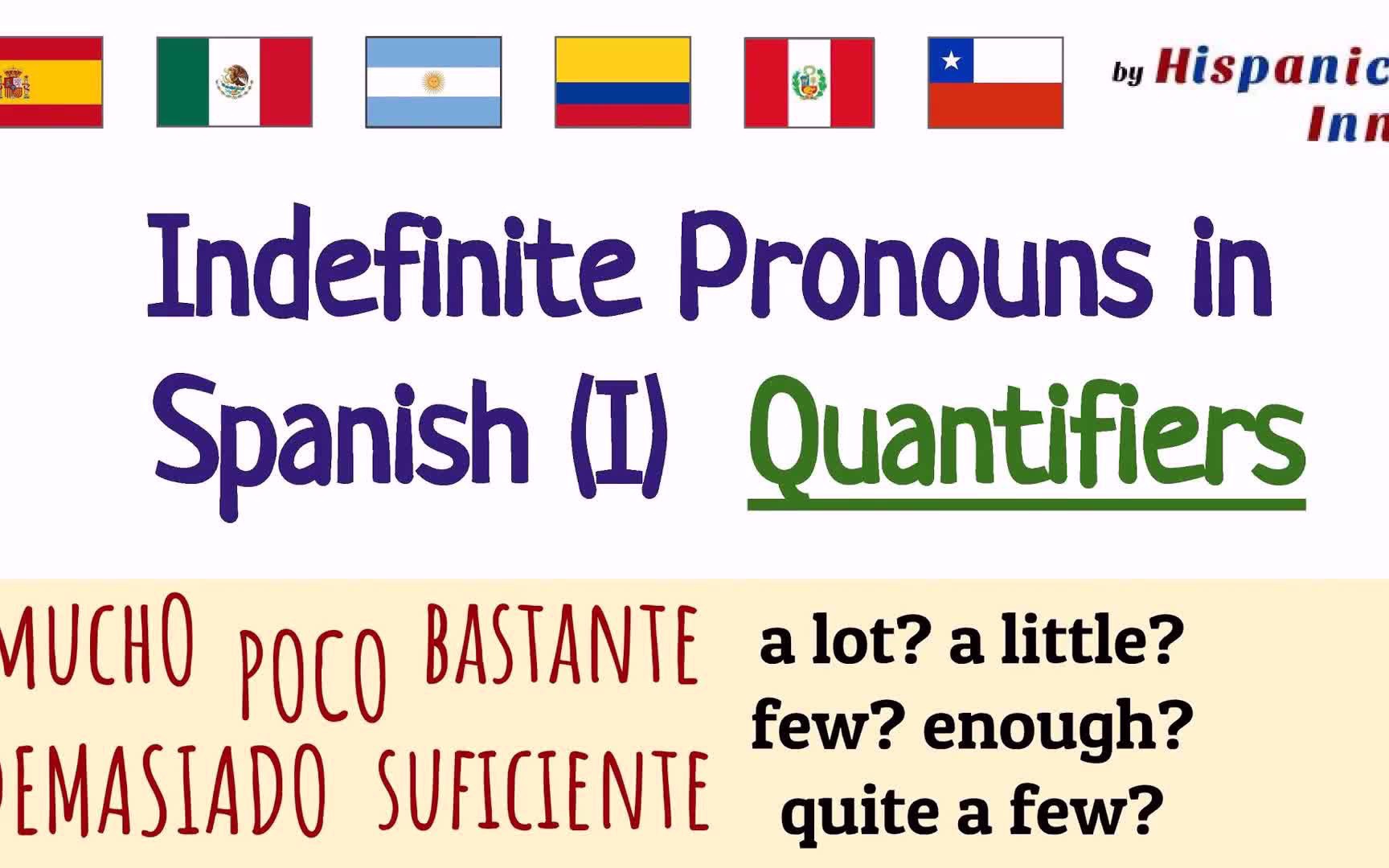 【西语学习】一点儿很多超级多!表达数量的常用词都在这儿,一看就会!