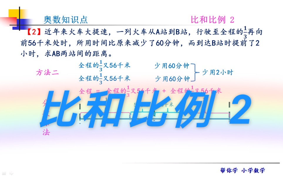 除了用比例解答,分数除法的思路更巧妙,但很多人想不到这种方法!