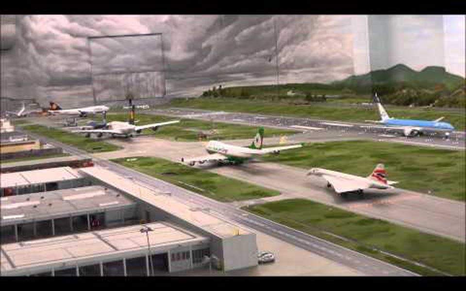 超精细的机场模拟-协和式超音速客机