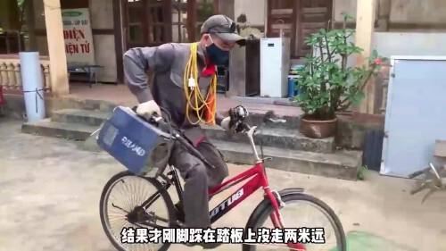 小伙爆改自行车成三轮车!加装箱斗超实用,出门载物省力又拉风