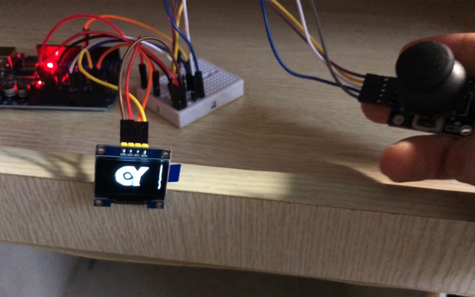 【技能学习】Arduino 游戏摇杆控制OLED屏幕显示