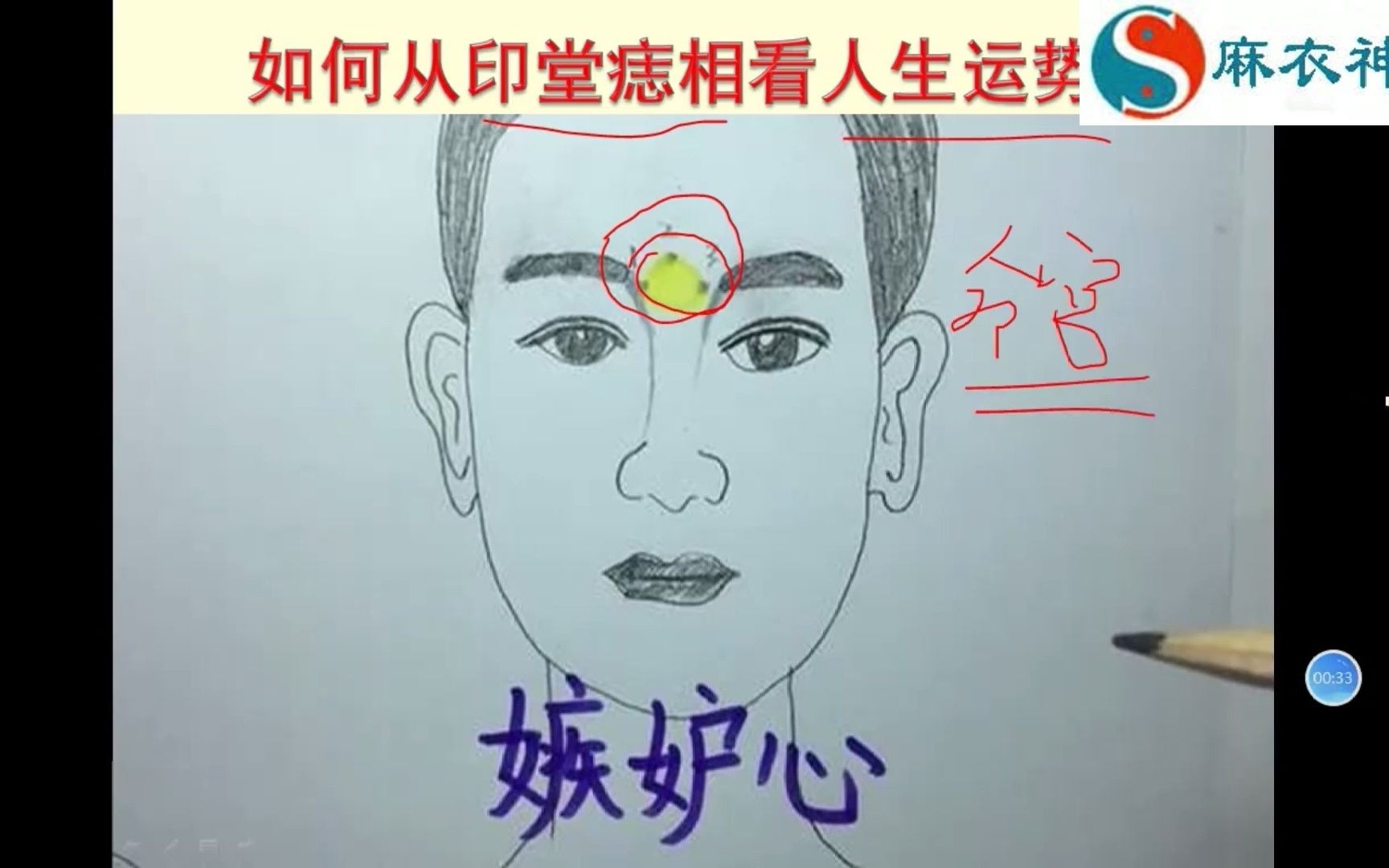 如何从印堂痣相看人生运势?麻衣神婆:此宫有痣运不济!