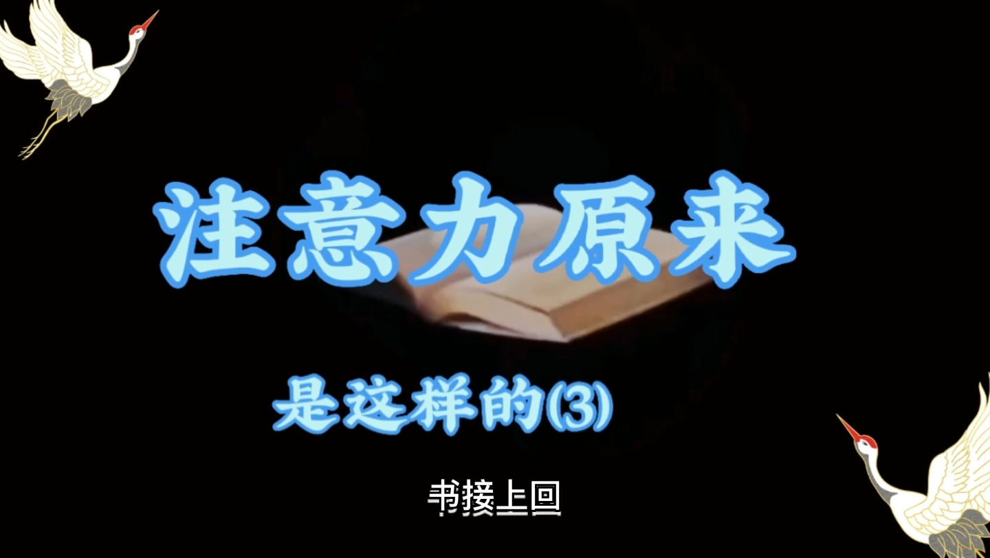 原来注意力是这样的,大师谈注意力(三),无意注意,有意注意和有意后...
