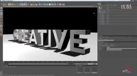 C4D立体文字制作教程
