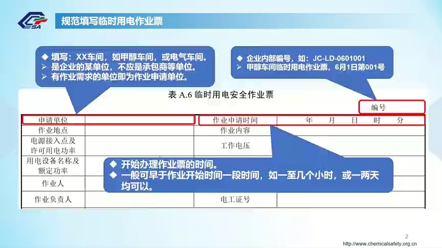 如何规范填写临时用电安全作业票