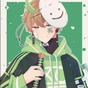 一只麦块人 