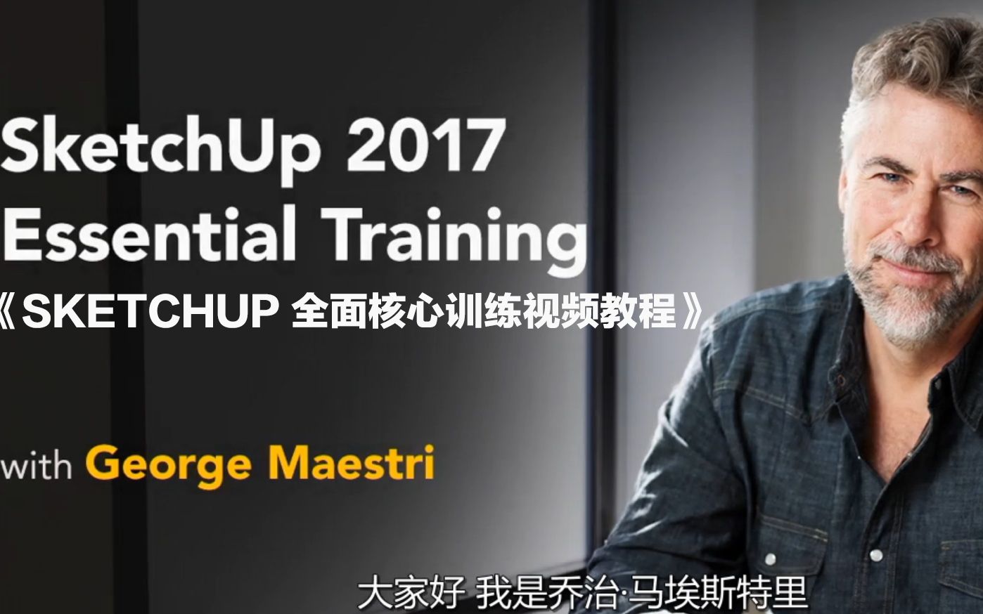 【64集】SketchUp 2017全面核心训练视频教程