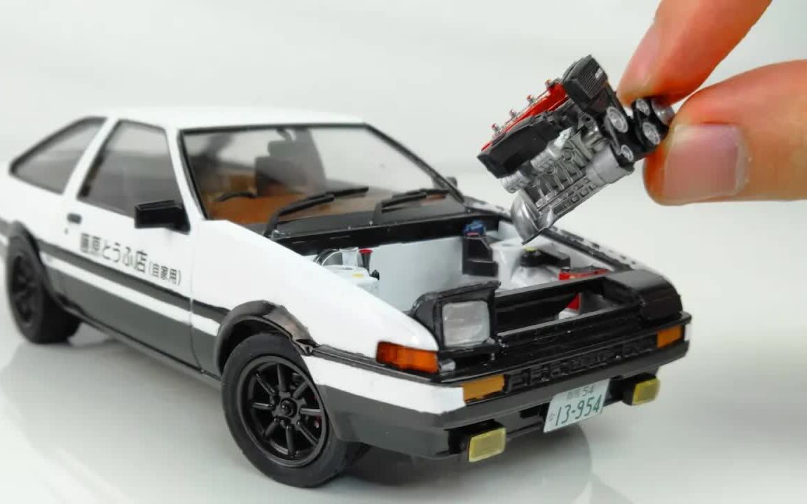 1:24真实还原AE86模型