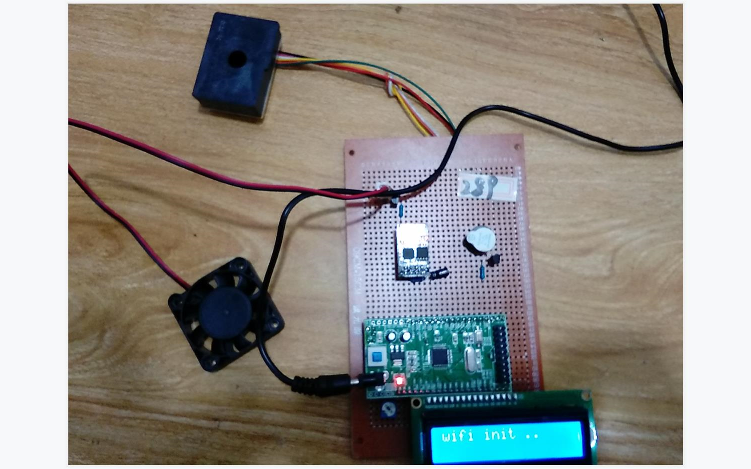 基于STM32单片机的智能工厂环境质量检测仪面粉厂粉尘浓度检测系统...