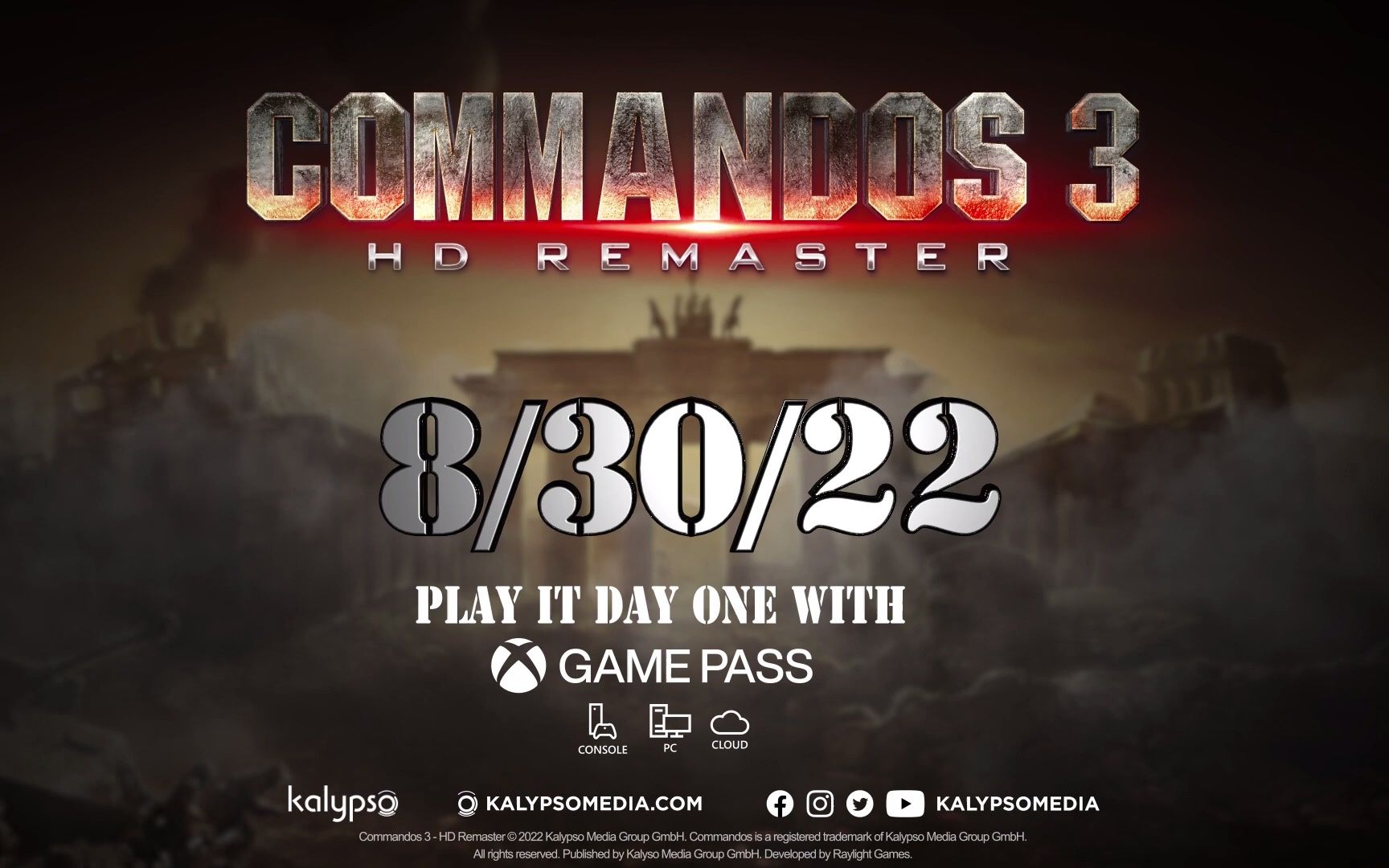 即时战术游戏《盟军敢死队3 HD高清版》发布日期预告片,将于8月31日...