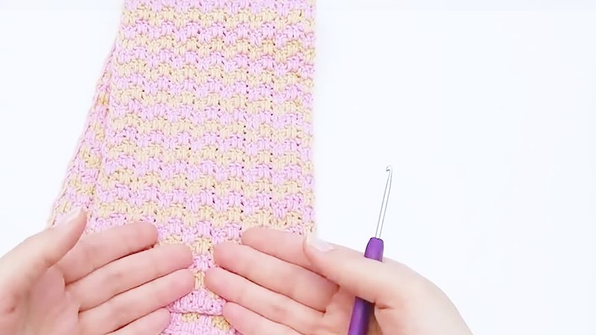 「时尚针织」新手可学的围巾针织方法