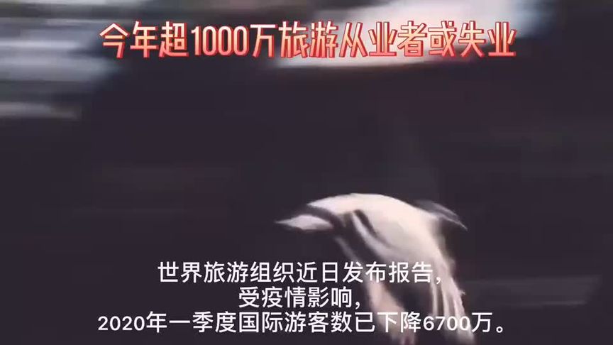 世界旅游组织:今年超1000万旅游从业者或失业!