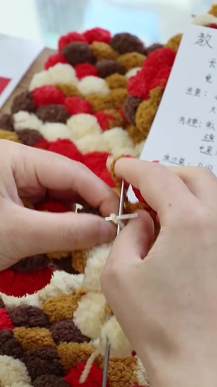 这么简单你学会了吗?#编织 #手工