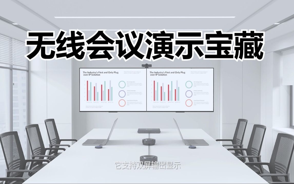 听劝❗经常开会一定要试试无线会议演示系统,在家办公,小组会议必备...