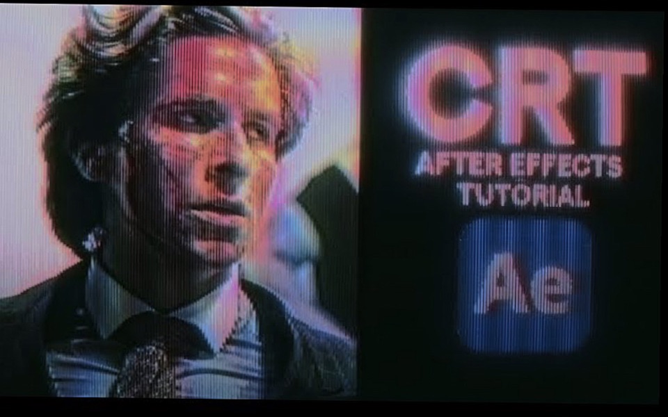 AE教程|蒸汽波|复古摄像机闪烁抖动效果