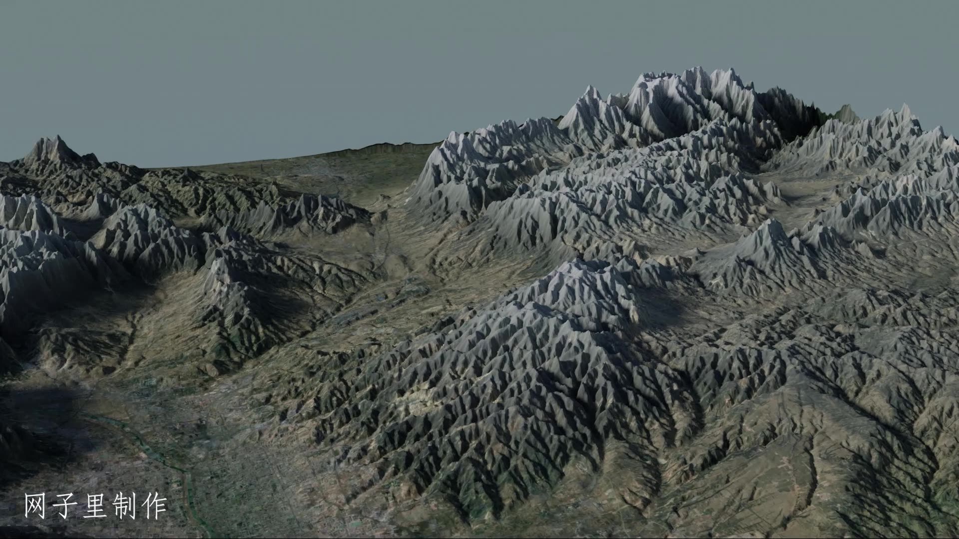Blender地形建模动画展示