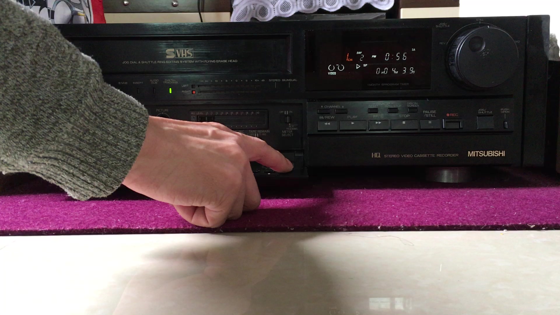 三菱V5000录影机磁带机测试视频的第二部分 播放刘雅丽的经典歌曲