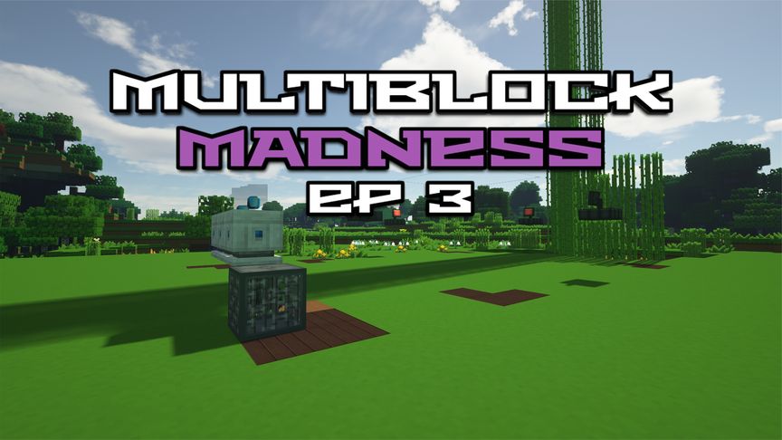 Multiblock【Ep3 压缩投影仪】我的世界多模组生存