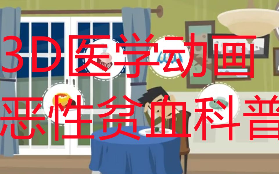 恶性贫血,原因,体征和症状,诊断和治疗-3D动画科普