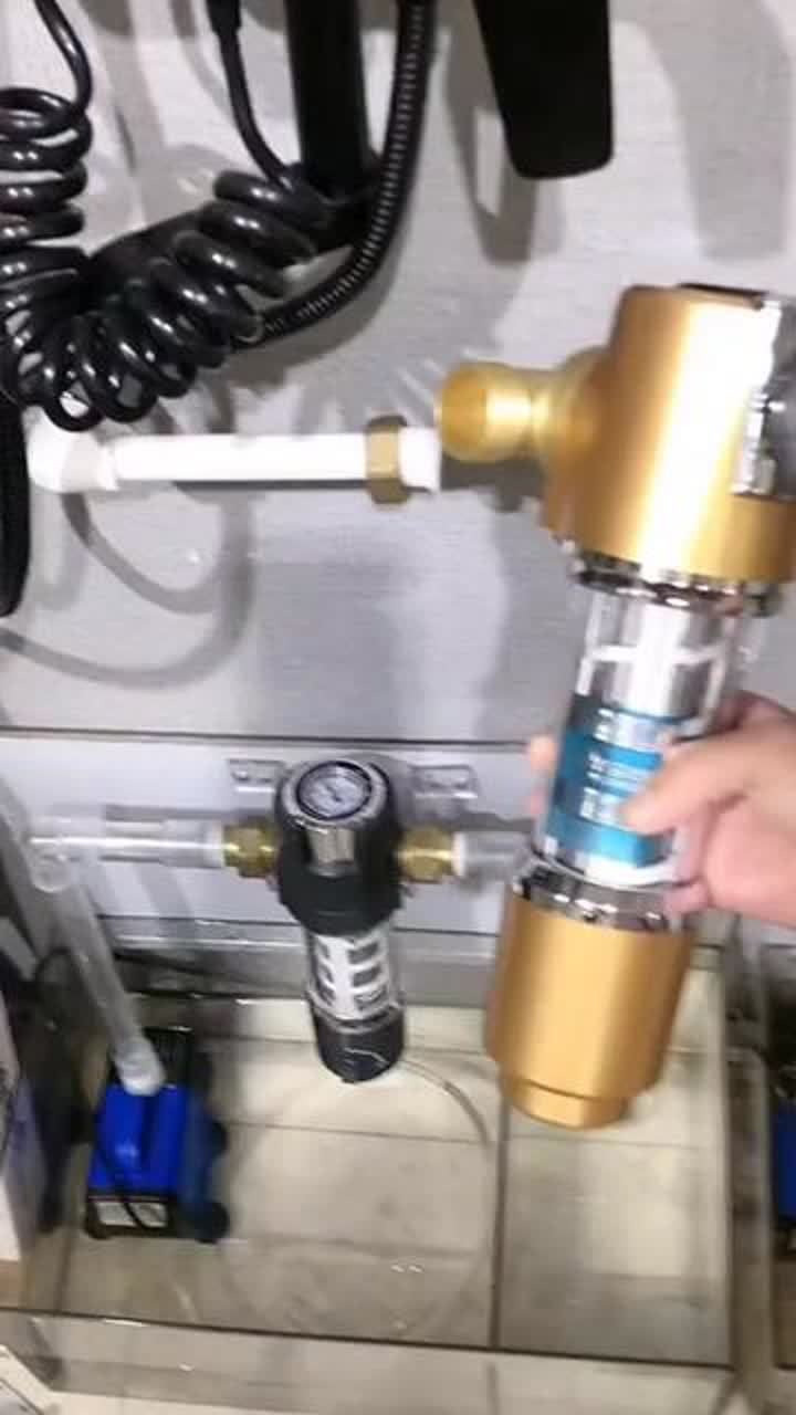 前置过滤器安装教程家装水电健康用水