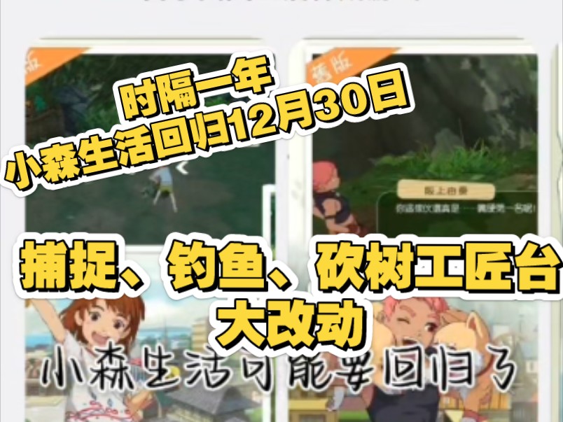 时隔一年.小森生活即将回归!全网第一个详细解析!详细信息看评论区/...