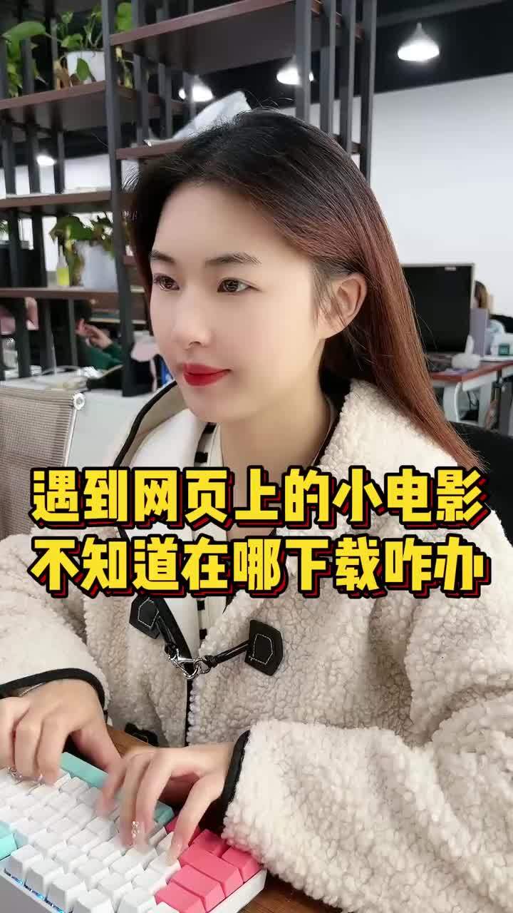 .b>下载网页上你喜欢看的视频#电脑.