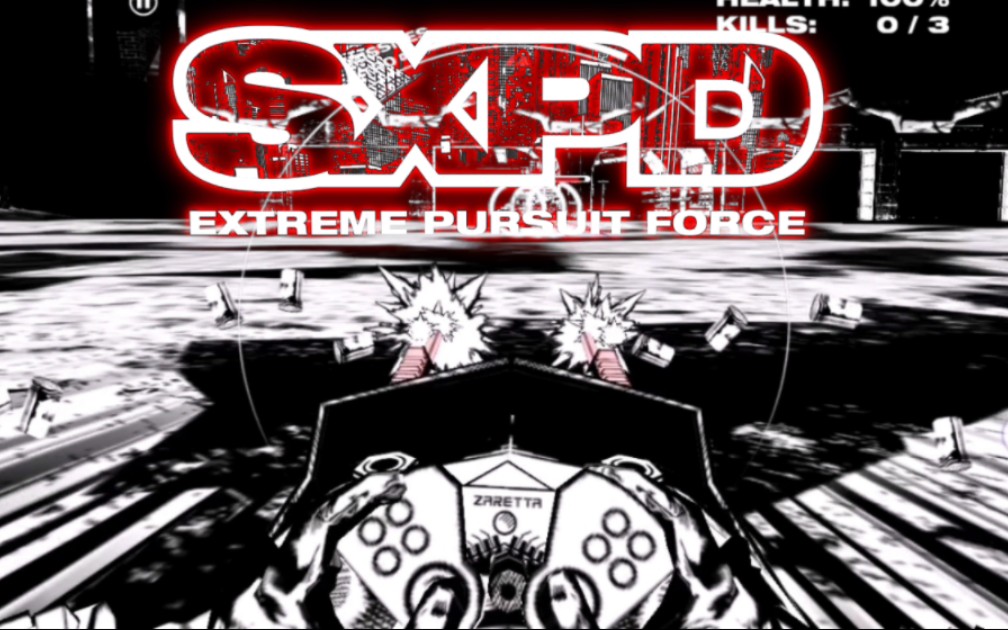 2014年的3D漫画风第一人称摩托车竞速射击手游《SXPD: Extreme ...