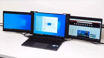 单屏笔记本的福音 三屏扩展显示输出