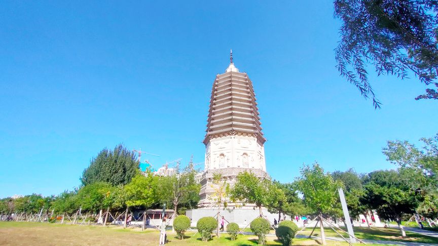 明代古塔被修复成辽代古塔,沈阳这座巍峨的高塔有段传奇经历