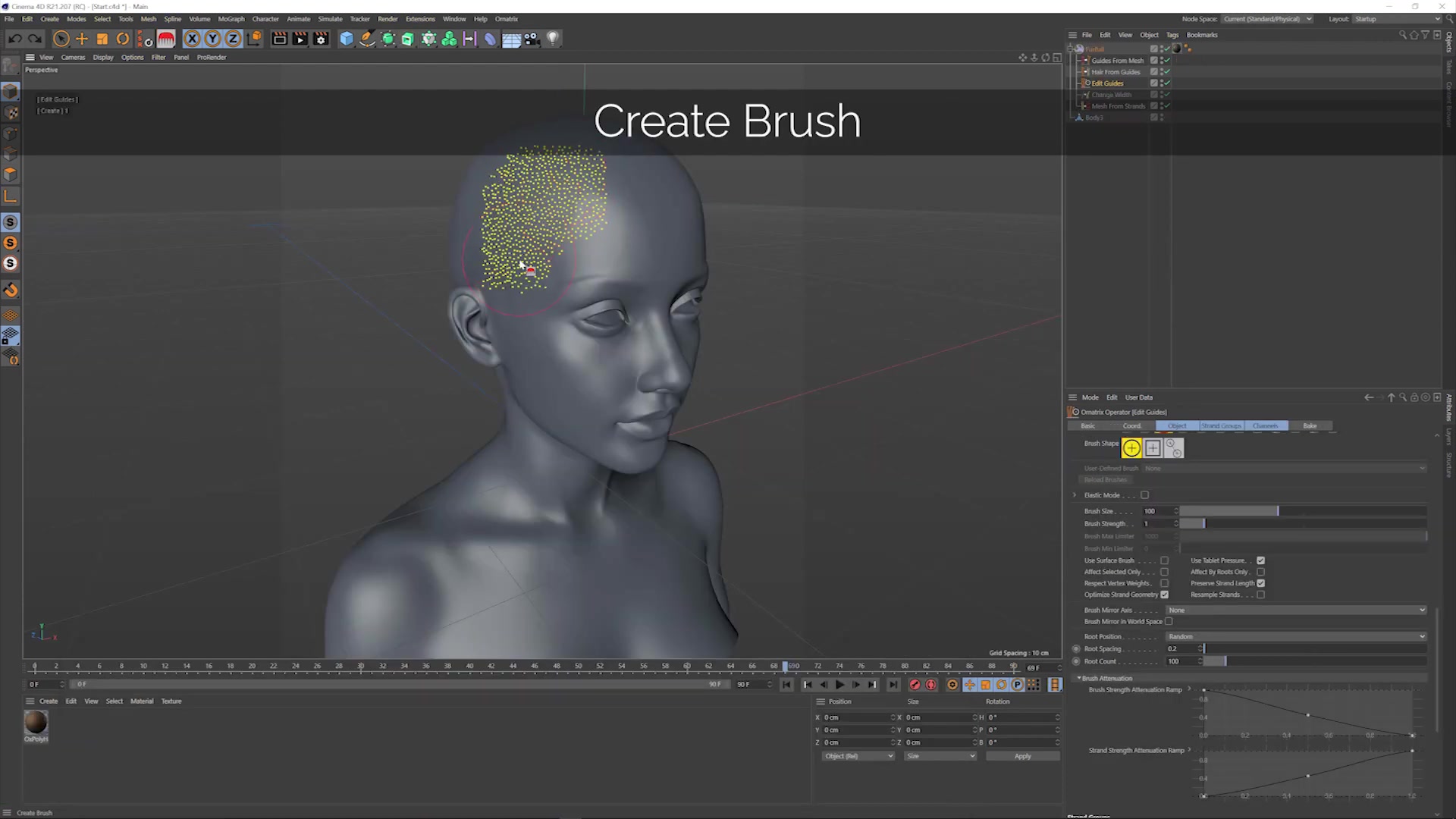 C4D头发毛发羽毛模拟插件Ornatrix C4D V2新功能介绍