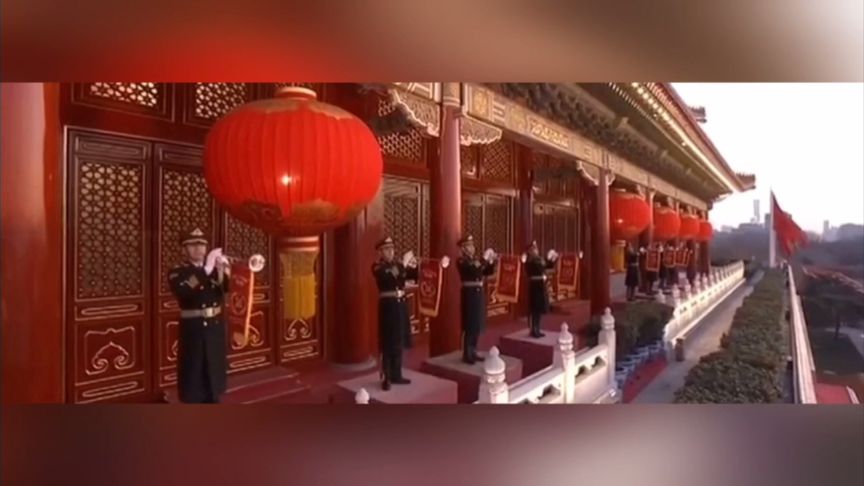 10月1日天安门升旗仪式