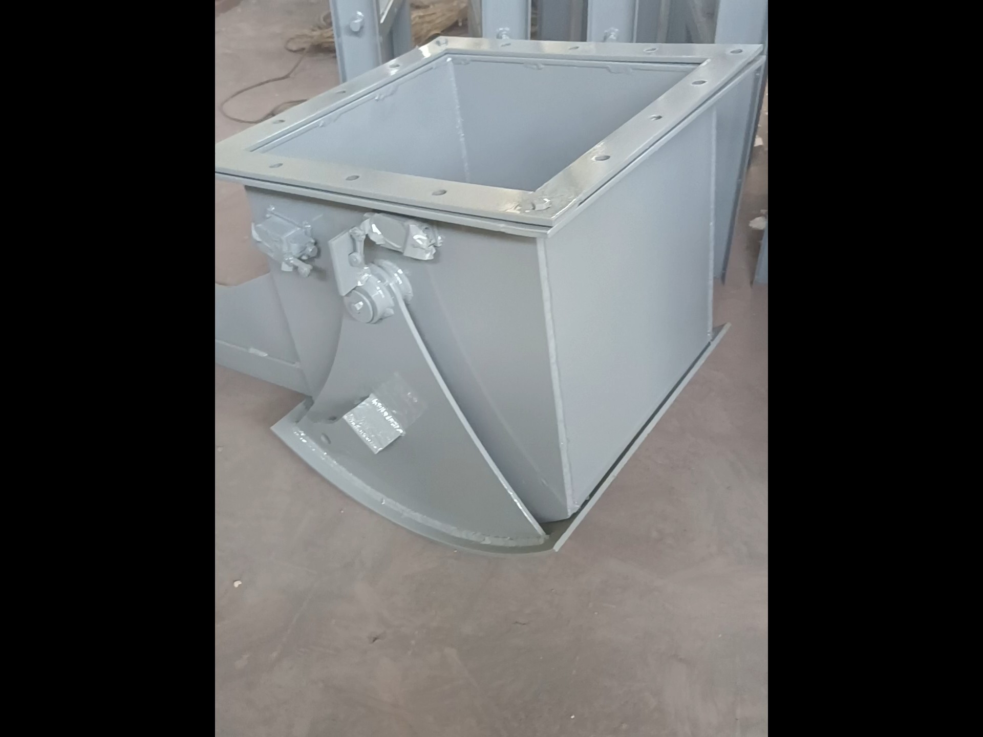 ...400气动扇形阀门 水泥熟料库底装车下料阀 单门卸料 密封性好不漏料