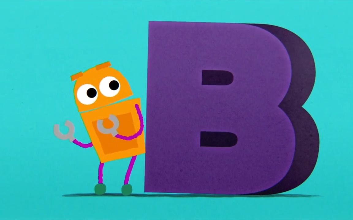 超洗脑自然拼读字母歌-B