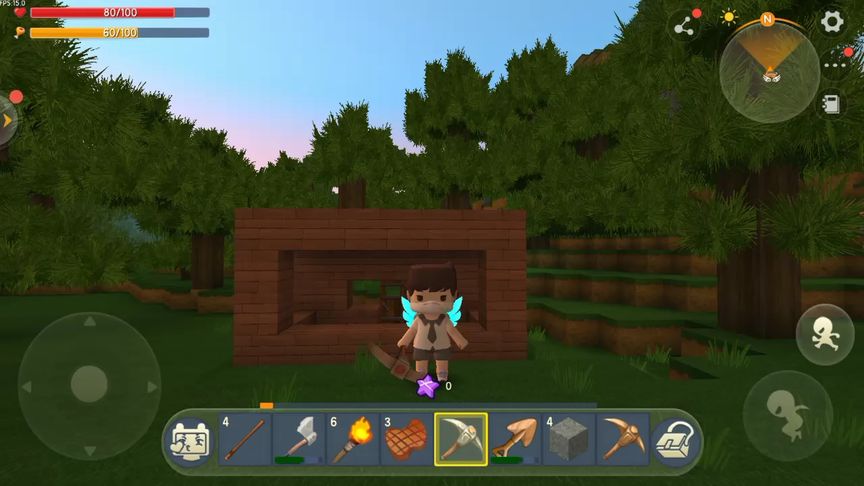 迷你世界生存第一天,死亡无数次!