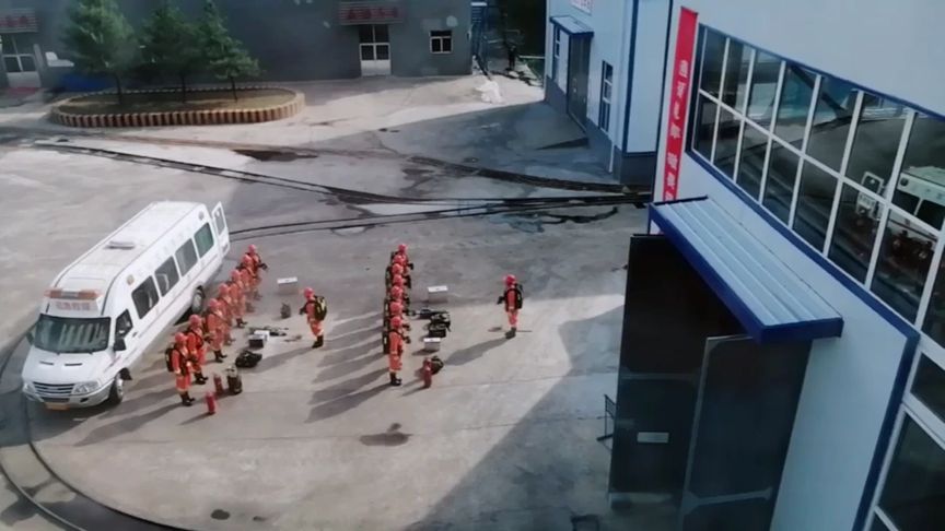 炎炎夏日矿井演习开始,安全生产记心中,人人都是安全员