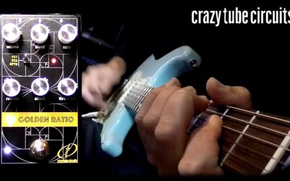 ...Crazy Tube Circuits - Golden Ratio 3模式压缩单块效果器 吉他贝斯通用