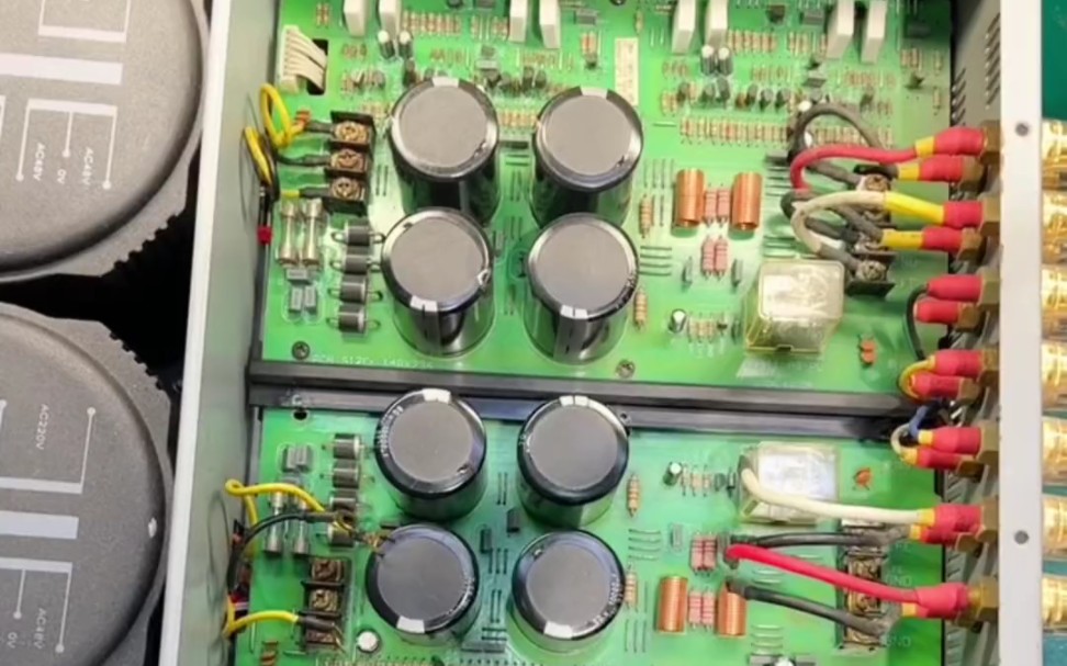CAV丽声A8功放一个声道烧管故障维修过程分享#功放维修