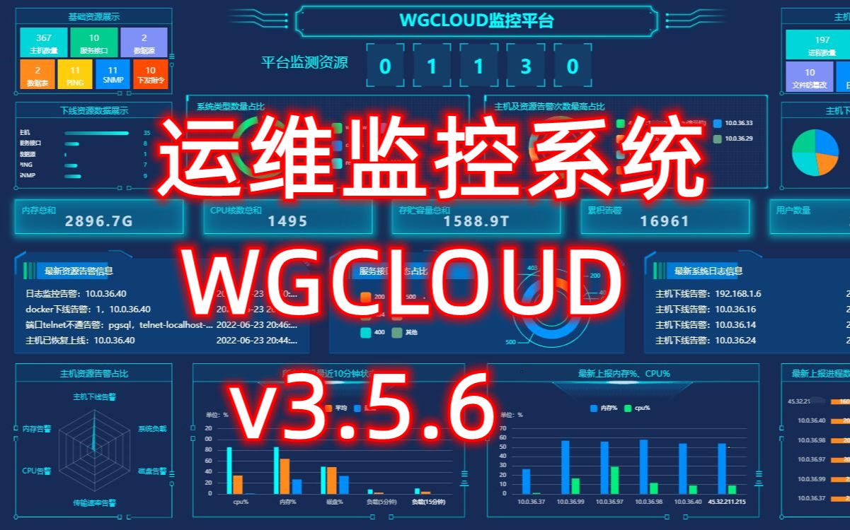 IT运维监控系统 WGCLOUD v3.5.6 更新了哪些特性