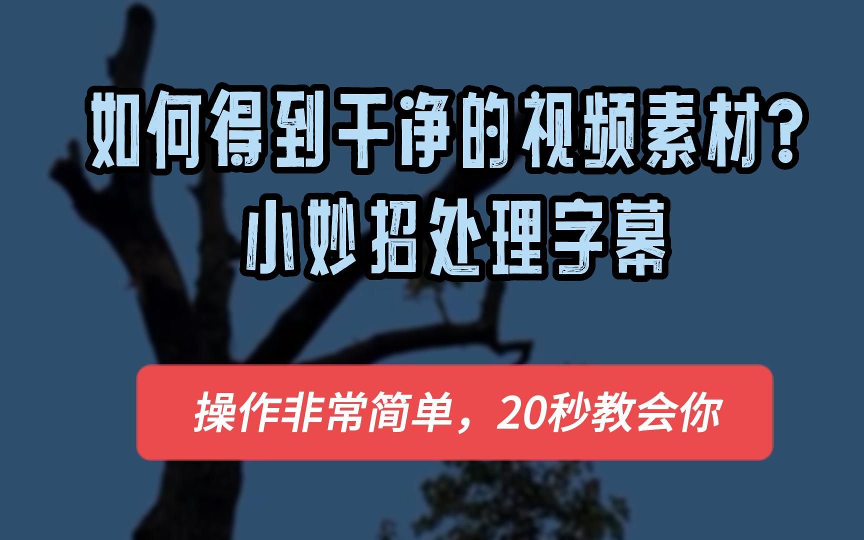 如何批量的处理视频素材,批量去除视频字幕和视频水印?一定要用鬼手...