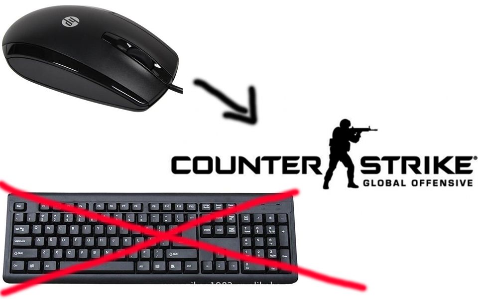 如果没有键盘 只用鼠标 能玩CSGO吗?